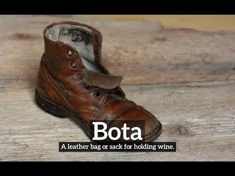 What is Bota? | How to Say Bota in English? | How Does Bota Look?