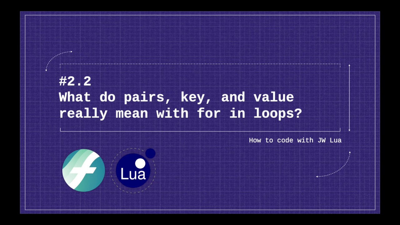 JW Lua 2.2: What do 