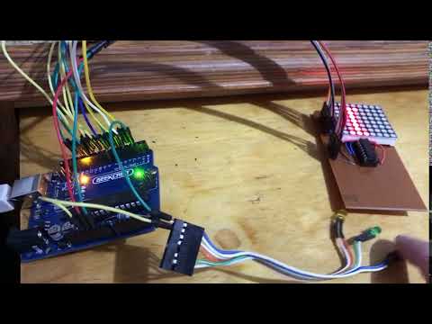 Arduino 8×8 LED Matrix Alphabet letter game – EF Computer