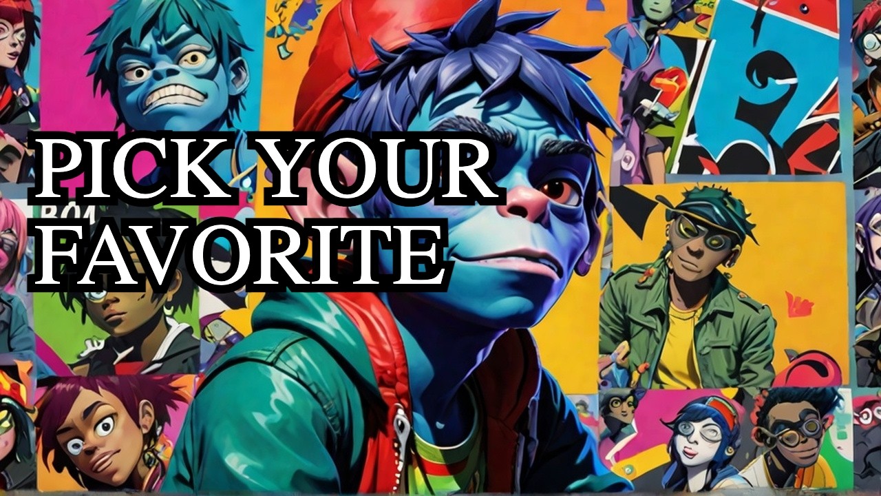 Gorillaz Fan Art Secrets from a PRO Artist!