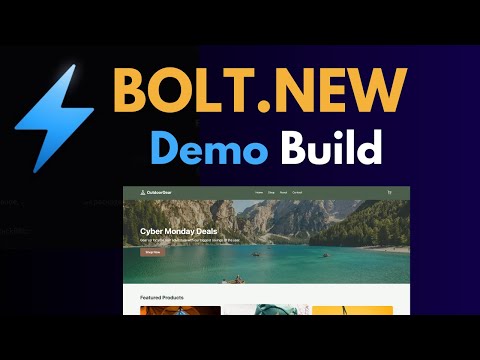 [Bolt.New] - Building an AI Website in 15 minutes (demo)