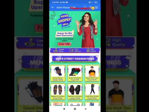 Shopsy New 1Rs/- with free shipping Sale update #viral#shopsy#shopsybyflipkart#trending #shorts