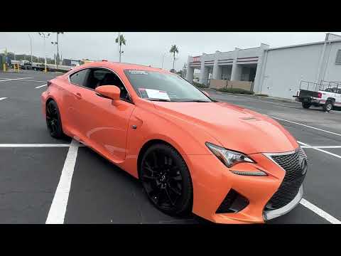 2015 Lexus RC F Coupe Orange