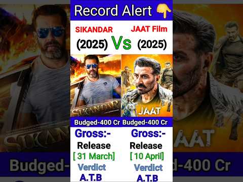 Sikandar Vs Jaat Movie Comparison |Sikandar Movie Release Box Office Collection #sikandar #jaatmovie