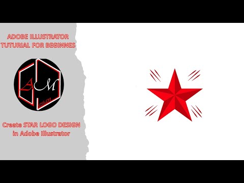 Create STAR LOGO DESIGN in Adobe Illustrator