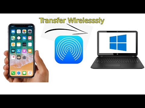 How to airdrop files from iPhone to Windows