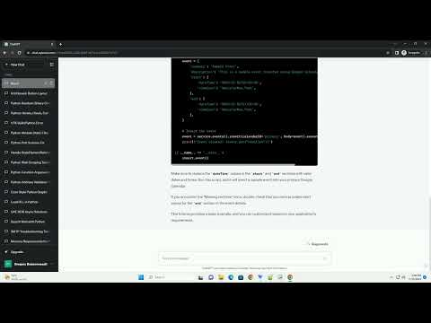 Python client library for Google Calendar API v3 insert event throwing Missing end time error
