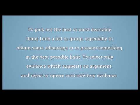 Cherry pick Meaning