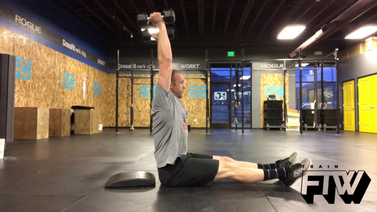 Double Dumbbell Sit ups