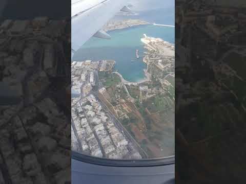 Landing to Malta International Airport