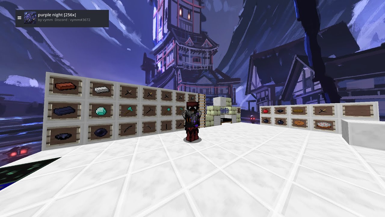 purple night [256x] Minecraft Resource Pack | PvP Resource Pack