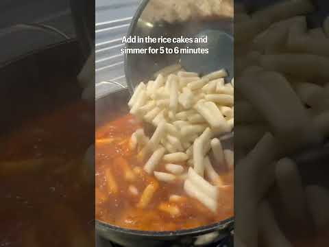 I made Tteokbokki because my husband was CRAVING 🔥