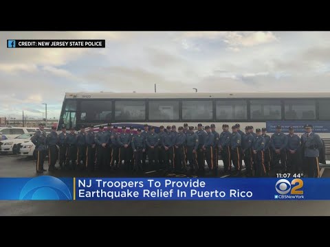 NJ Troopers To Provide Earthquake Relief In Puerto Rico