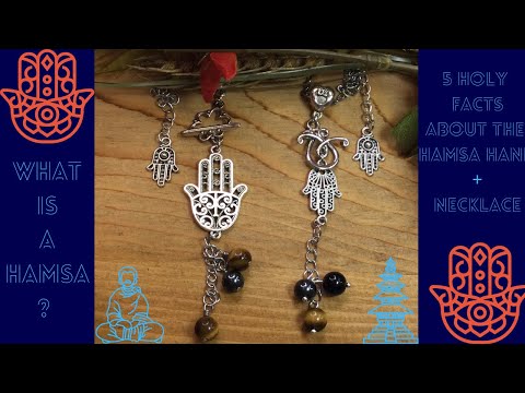 What Is A Hamsa? 5 Holy Facts About The Hamsa Hand + Interchangable Hamsa Charm Necklace