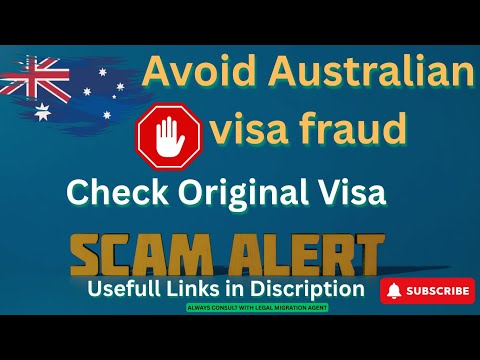 How to Avoid Australian Visa Fraud | Check If Your Visa is Genuine