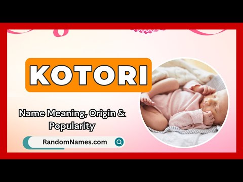 Kotori - Baby Girl Name Meaning, Origin & Popularity - RandomNames.com