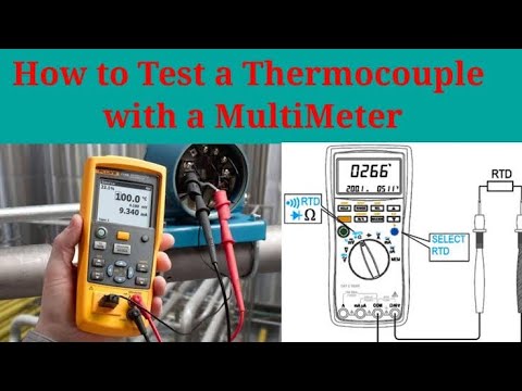 How to Test a Thermocouple with a MultiMeter - Quick and Easy Instructions !!