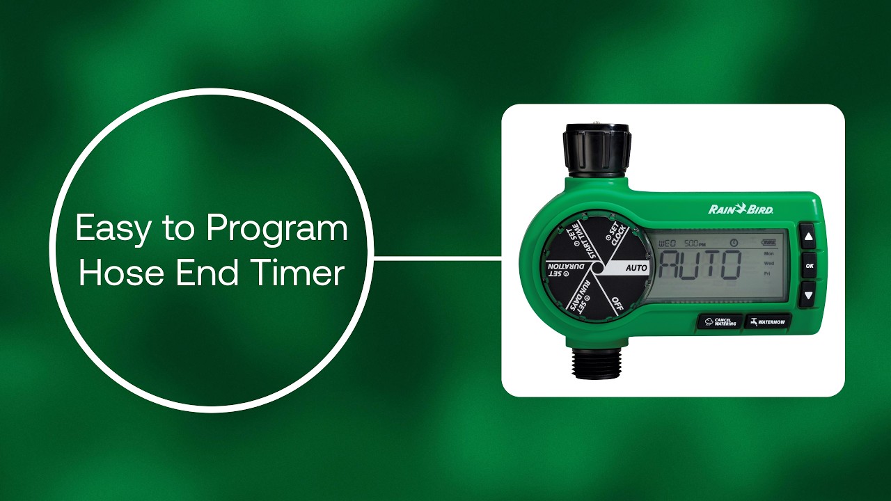 Rain Bird Electronic Garden Hose Sprinkler Timer
