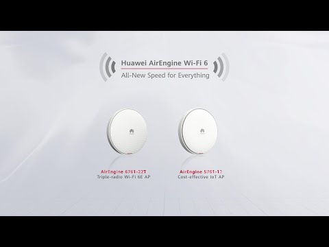 Huawei AirEngine 6761-22T and 5761-12 Introduction Video