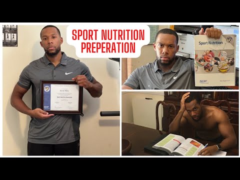 Sport Nutrition Certification Study Tips!