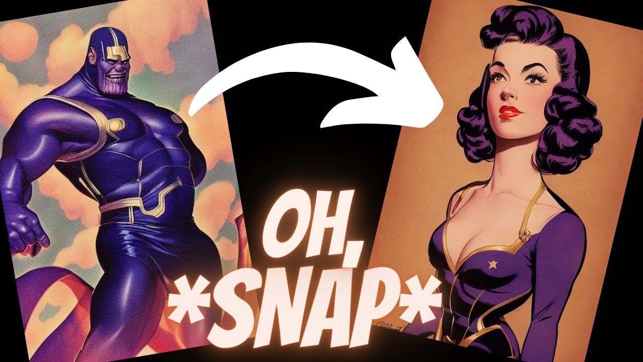 Making Marvel Characters into Pin-Up Models: Fun with AI Art