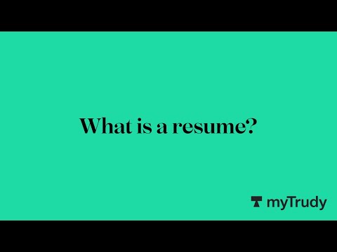 What is a resume? (Definition, types, and what to include)