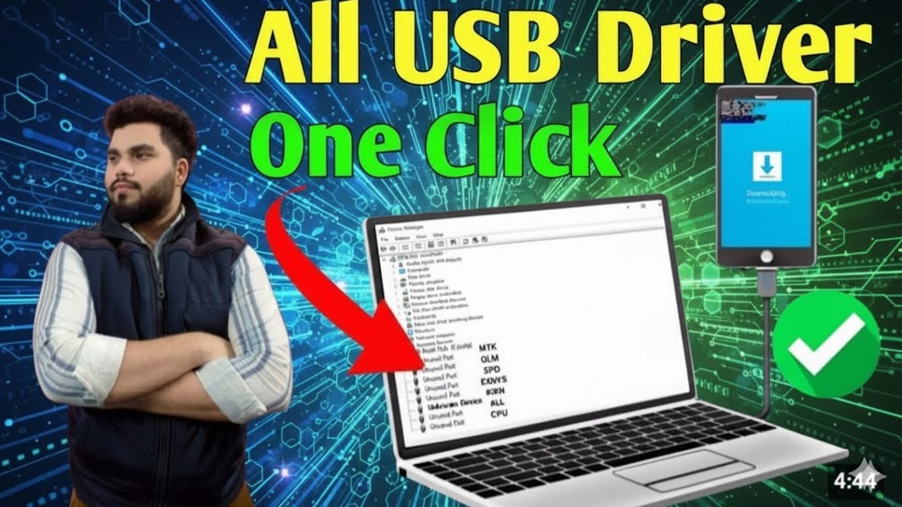 Install ALL USB Drivers in ONE Click Now #software