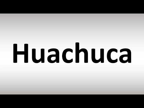 How to Pronounce Huachuca