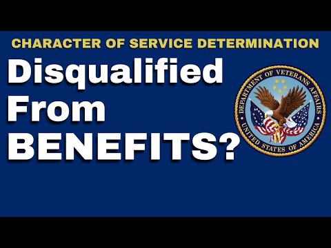 Veterans Character of Service Determination | VA Benefits with Other Than Honorable Discharge
