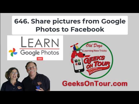 How Do I Share Google Photos to Facebook? Tutorial Video 646