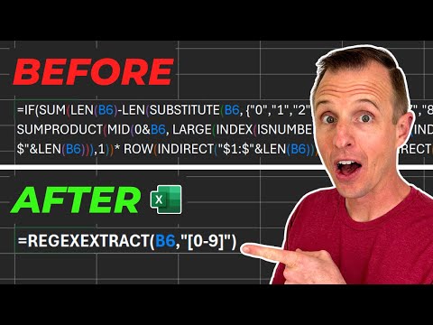 Easy Data Cleaning with NEW Regex Functions in Excel