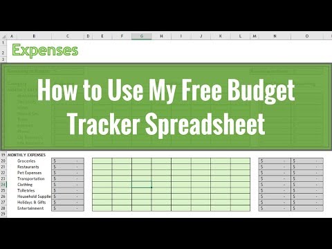 How to Use My Free Budget Tracker Spreadsheet in Excel