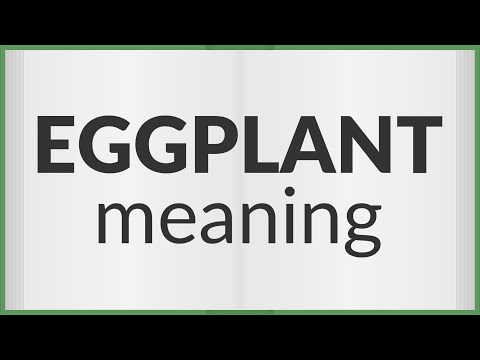 Eggplant | meaning of Eggplant