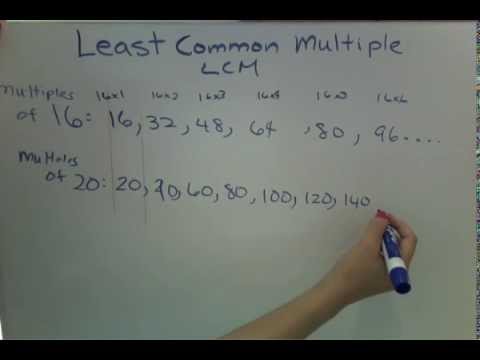 LCM - Least Common Multiple LCM (Easier Method) (4 of 7)