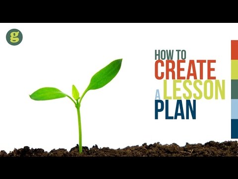 How to Create a Lesson Plan