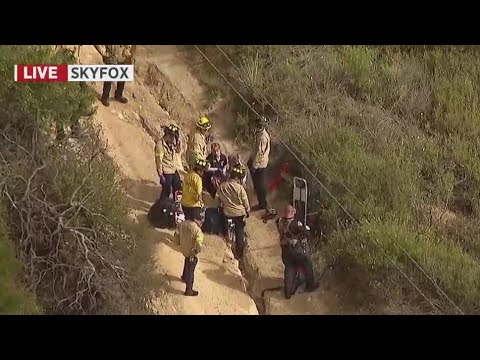 Person rescued from park in Del Mar