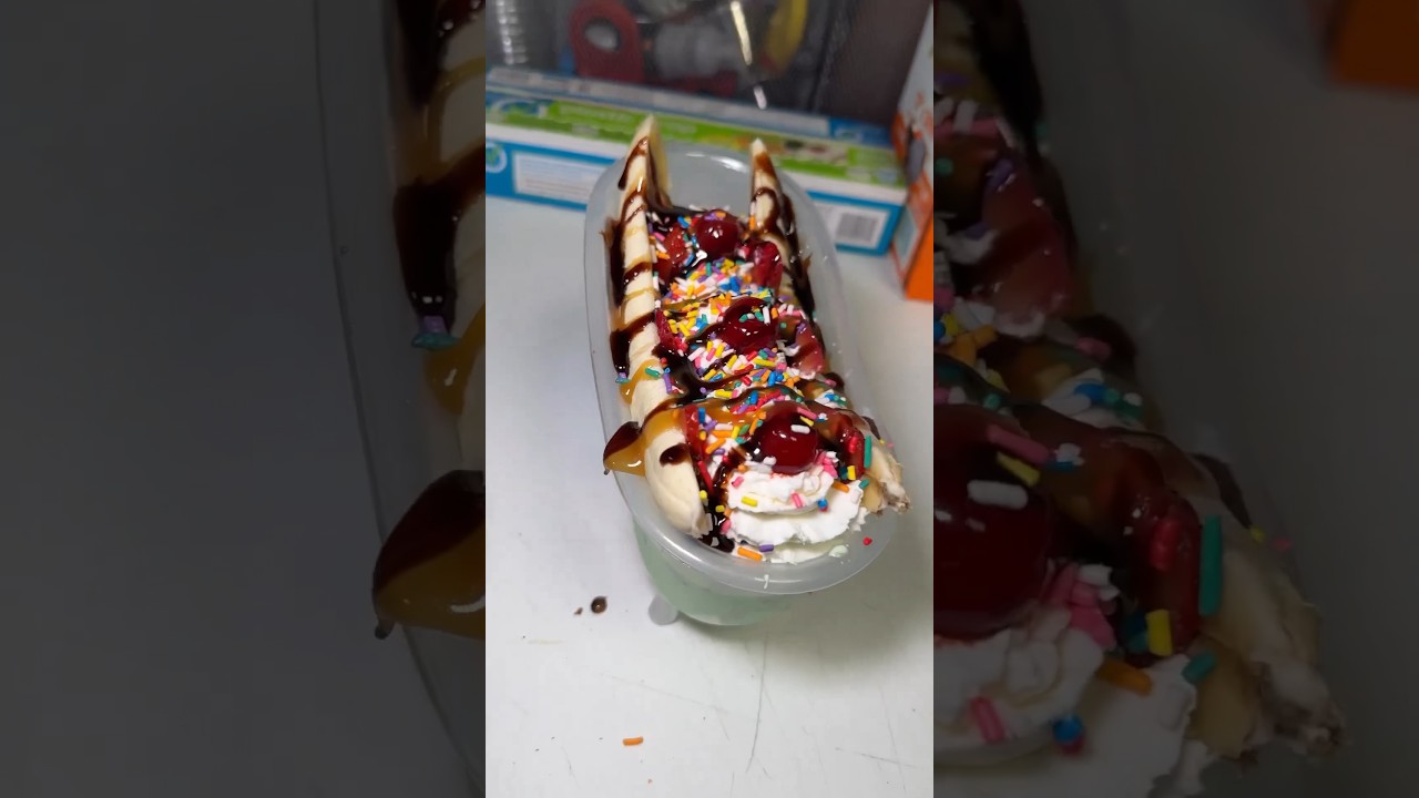Enjoy the classics and indulge in delicious BANANA SPLIT SUNDAE🍌#LongIsland #Hartford #Connecticut