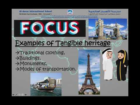 Week 13 - Moral Education - Review Tangible and Intangible heritage