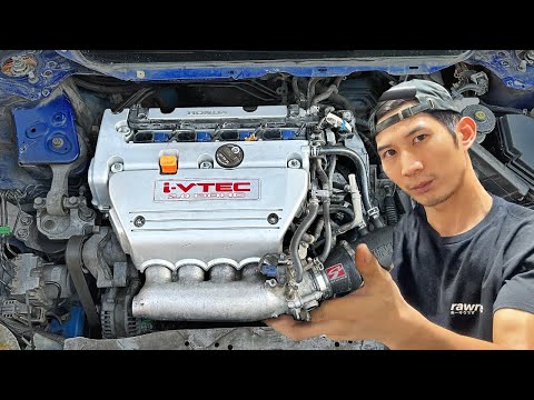 K20 Intake Manifold REMOVAL in 8 Minutes - 8th Gen Civic Si