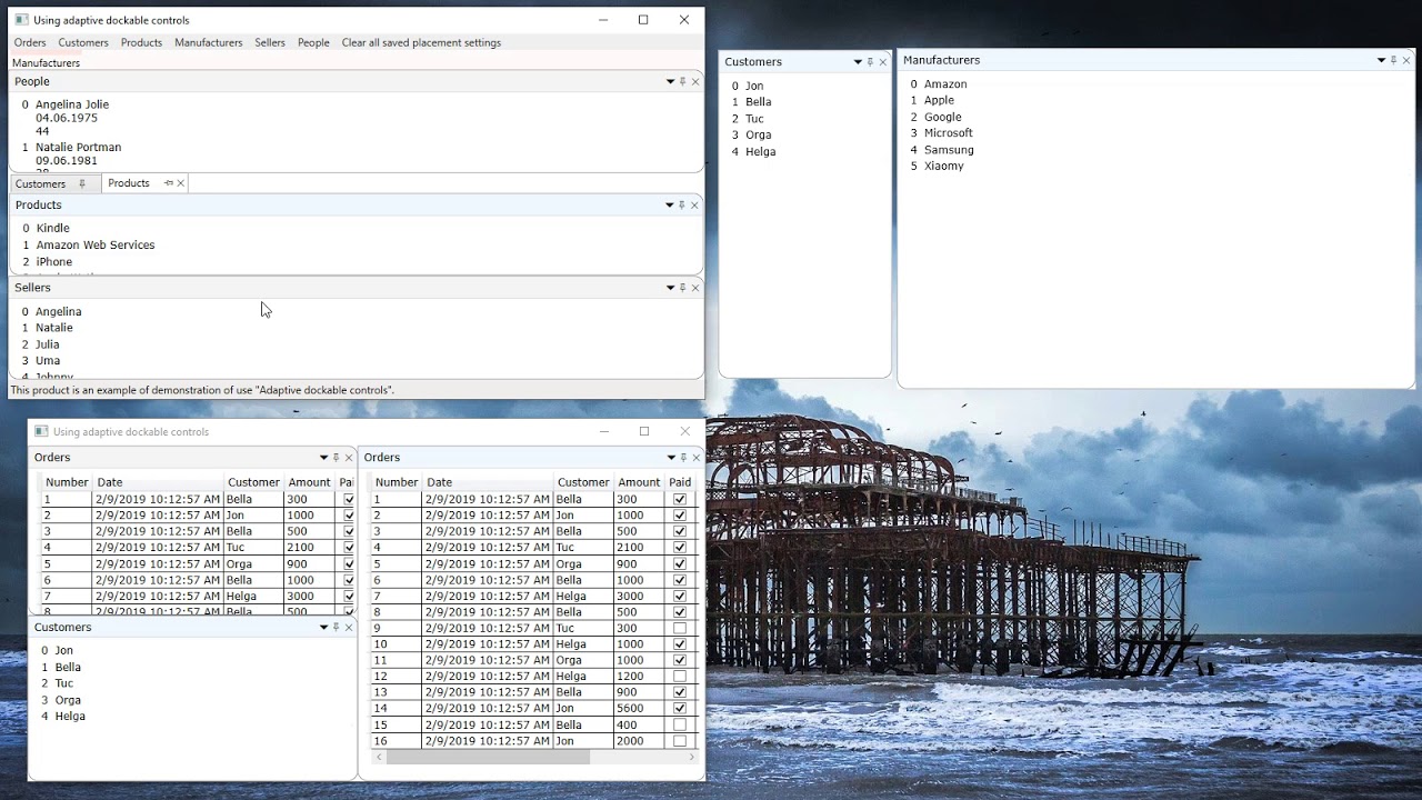 Dockable control  First version