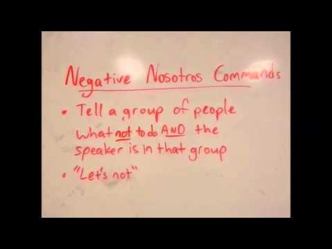 Nosotros Commands