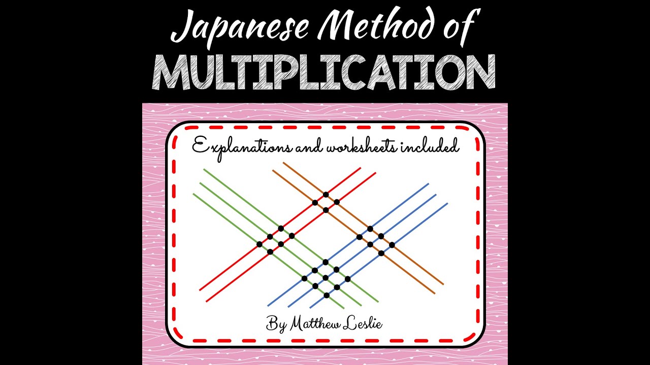 Japanese Method of Multiplication - Video Pin #1