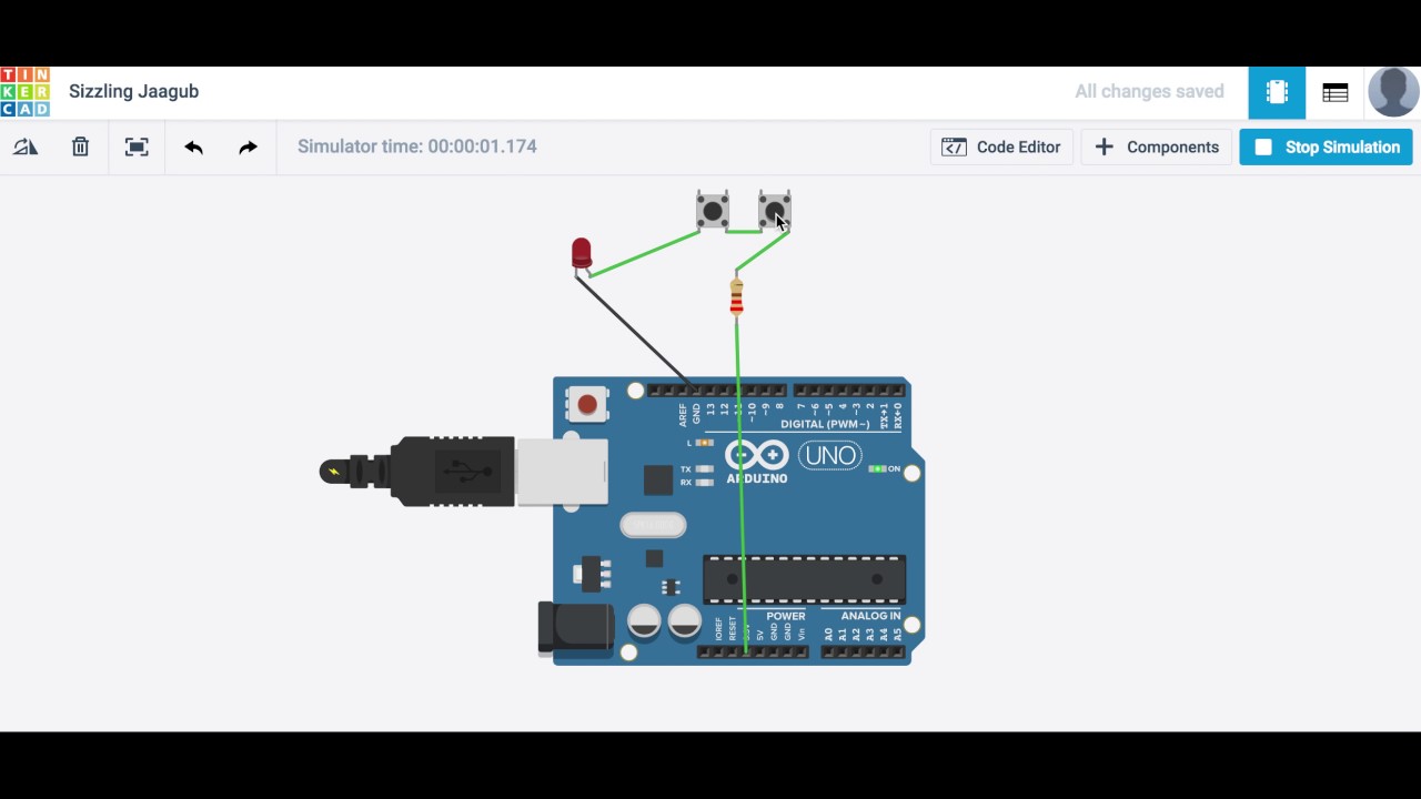 Two Button LED Design