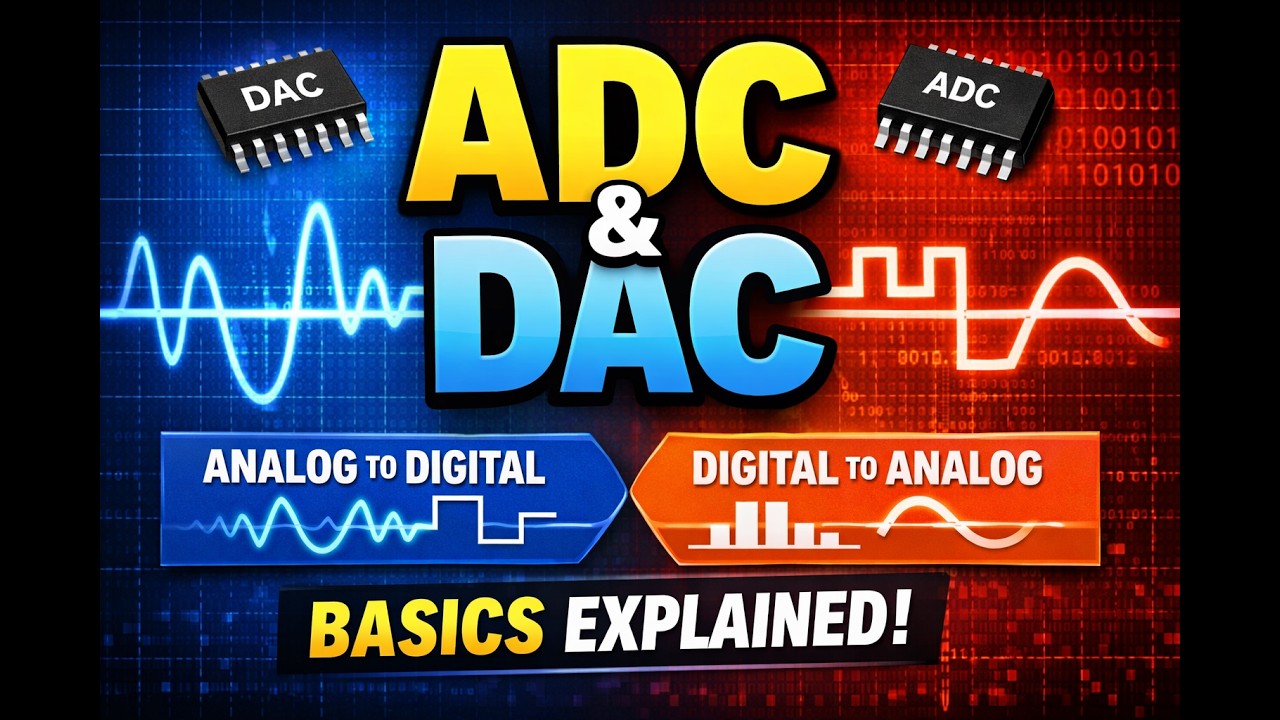 Introduction to ADC & DAC | Basics Explained
