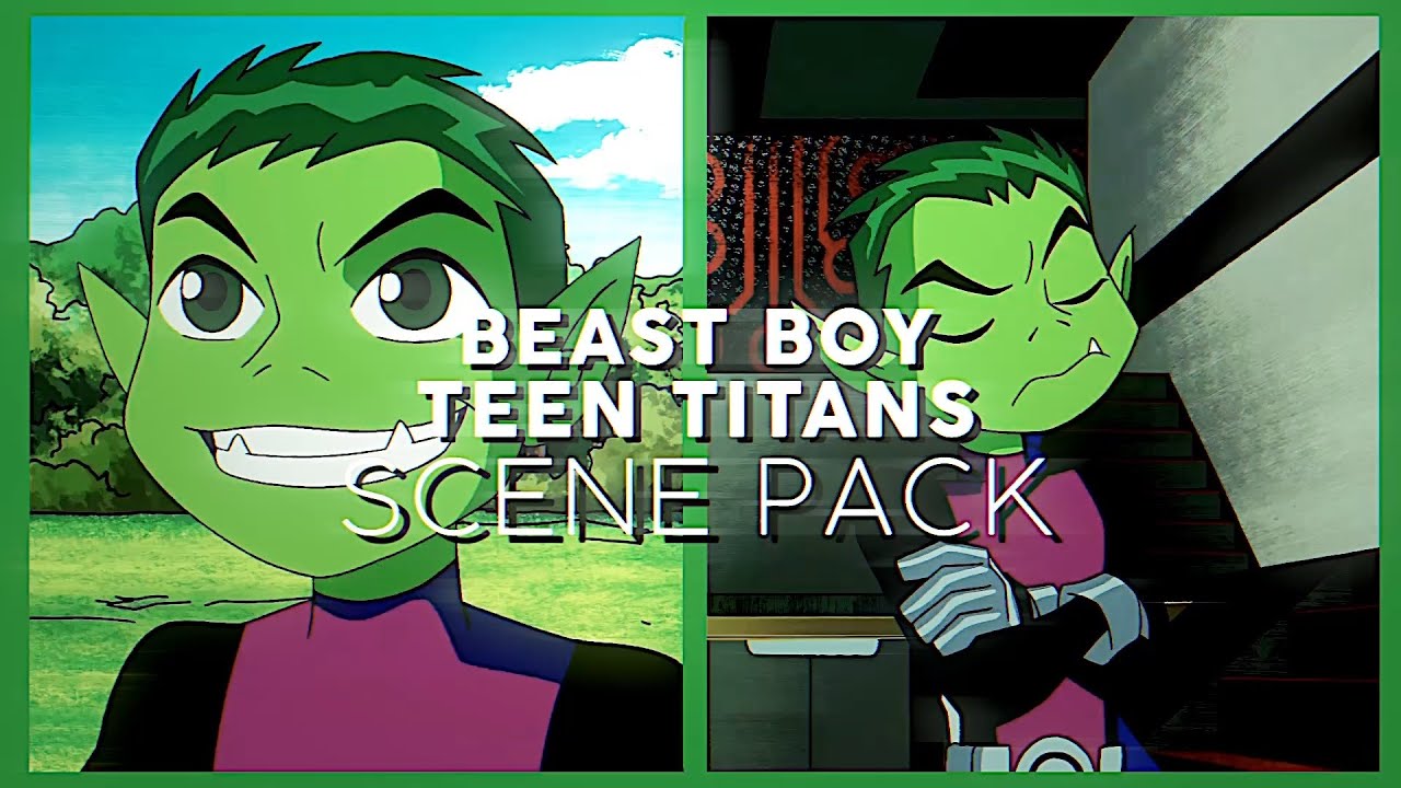 Beast Boy - scene pack // Teen Titans season 1