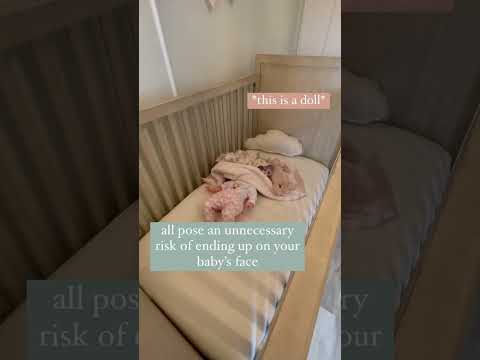 Safe Baby Sleep: Why your baby’s crib should be EMPTY #babysleep #babyreels #babyshorts #babynap