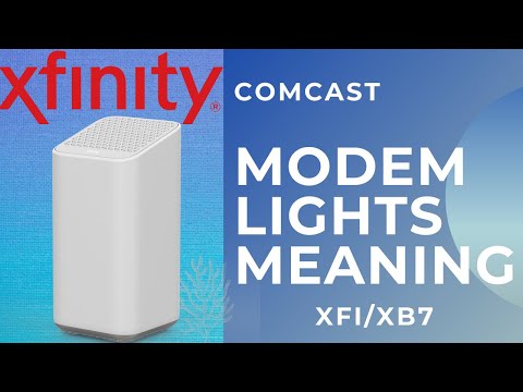 Xfinity modem lights meaning, xFi advanced gateway, XB7 Wifi lights.