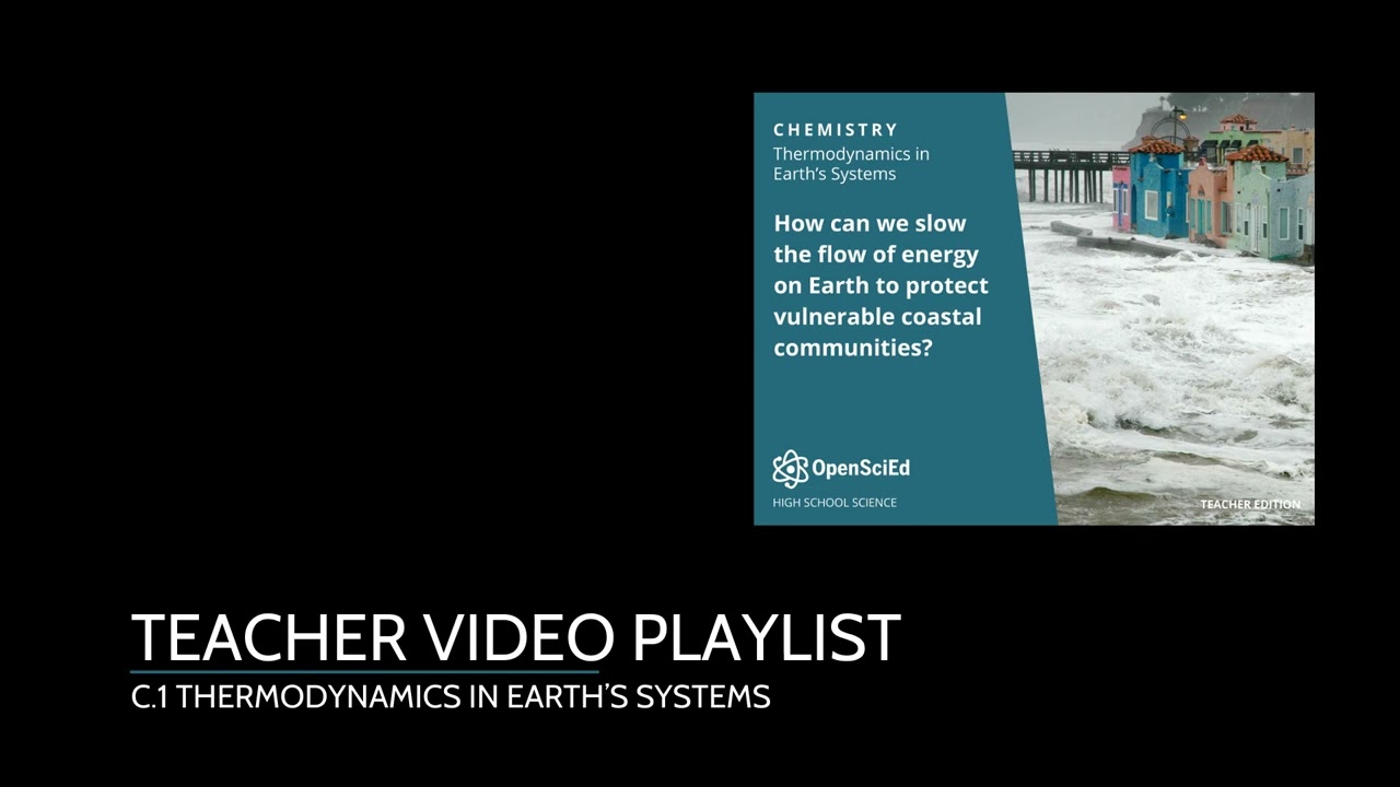 C.1 Thermodynamics in Earth's Systems - OpenSciEd