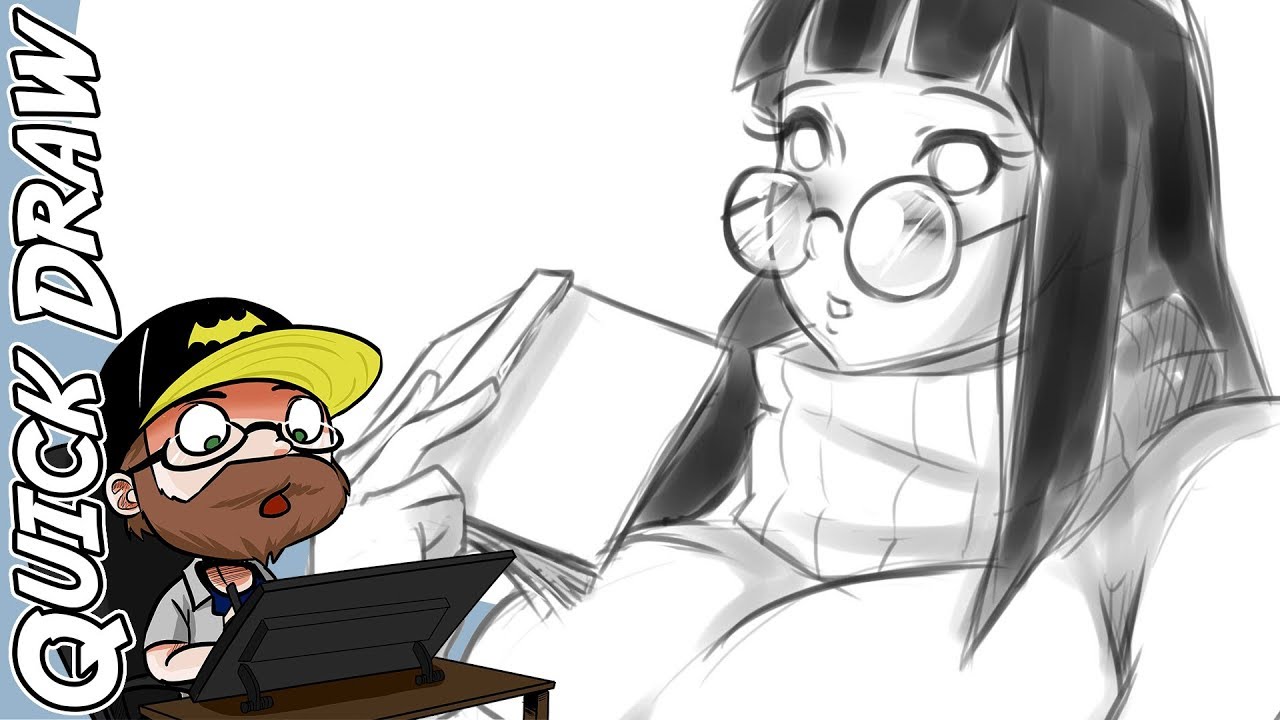 Quick Sketch - Nerdy Hinata