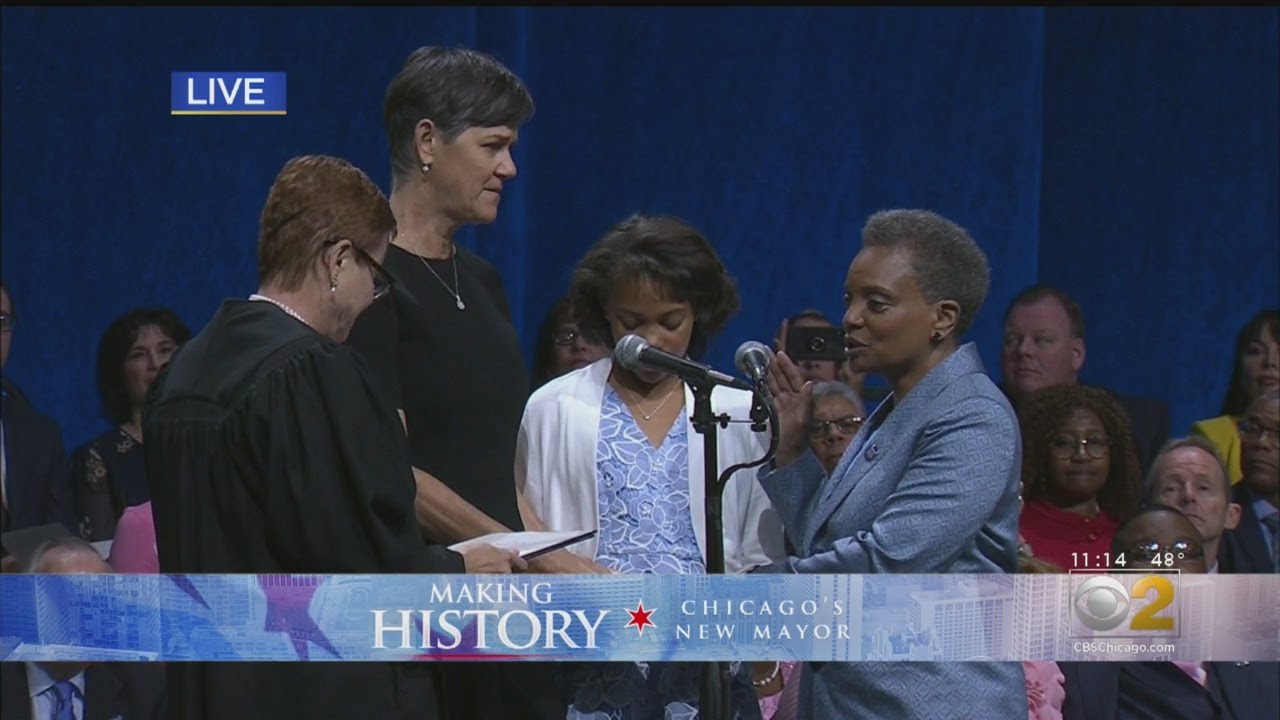 Lori Lightfoot Sworn In As Chicago's Mayor